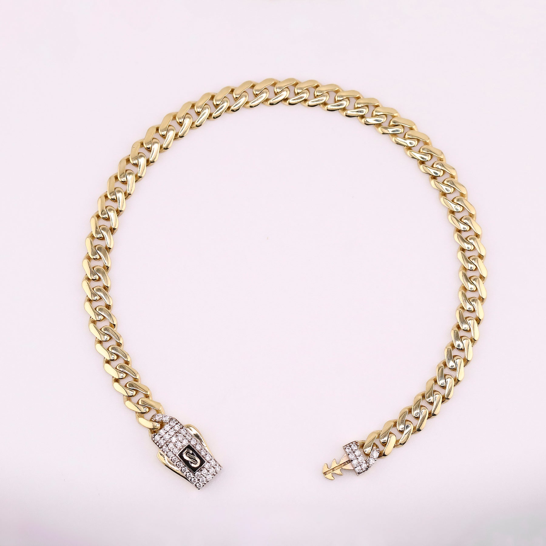 Línea Monaco Chain en oro 10K y 14K · Balsas Gold