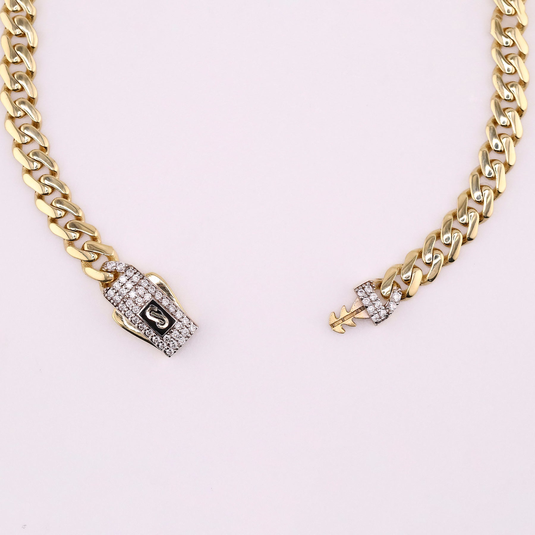 Línea Monaco Chain en oro 10K y 14K · Balsas Gold