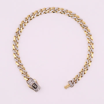 Línea Monaco Chain en oro 10K y 14K · Balsas Gold